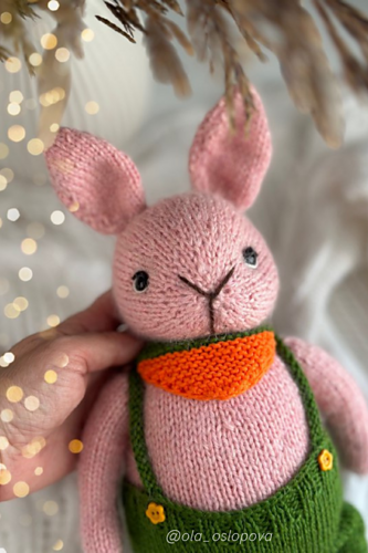 Ravelry: Raspberry bunny pattern by Ola Oslopova
