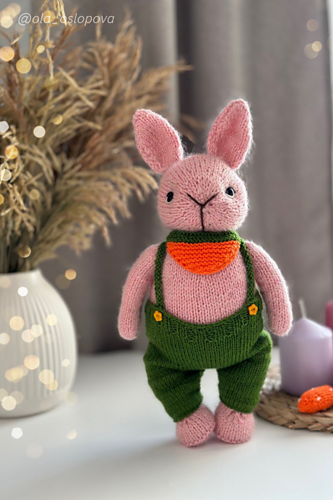 Ravelry: Raspberry bunny pattern by Ola Oslopova