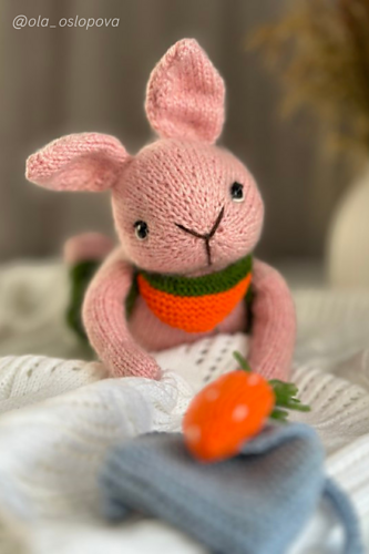 Ravelry: Raspberry bunny pattern by Ola Oslopova