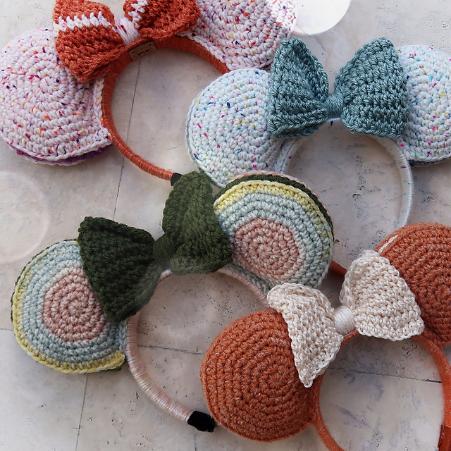 Ravelry: The Ever After Ears, crochet mouse ears pattern by Nicole Rogowski