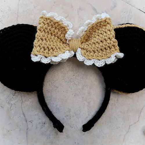 Ravelry: The Ever After Ears, crochet mouse ears pattern by Nicole Rogowski