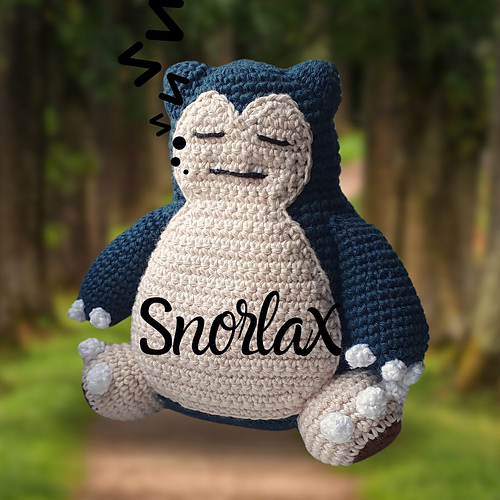 Ravelry: Snorlax pattern by Katrine Nielsen