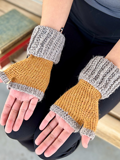 Ravelry: Embroidered Mum Mitts pattern by Yarn Citizen Design Team