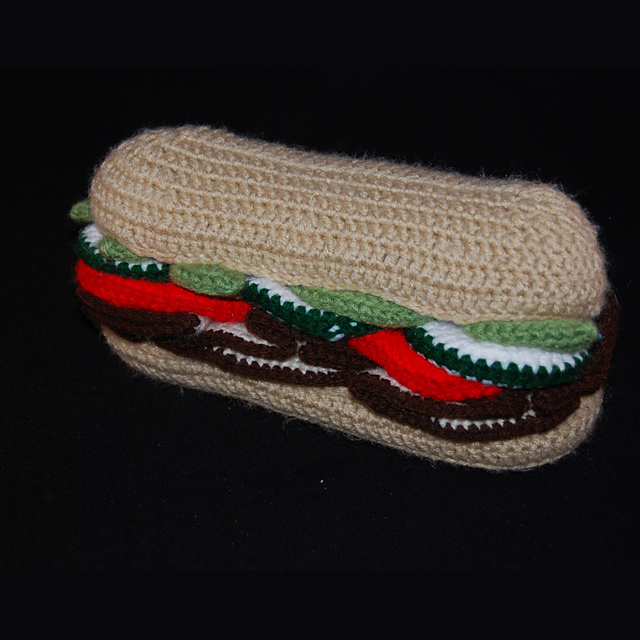 Ravelry: California Turkey Sub Sandwich pattern by Rebecca Nichols