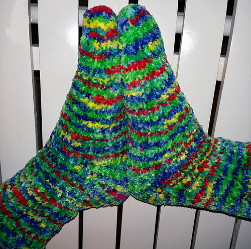 Ravelry: Fast & Fuzzy Socks for Kids pattern by Christina Blount