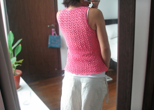 Ravelry: #06 Surplice Lacy Top pattern by Shirley Paden