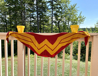 Ravelry: Yarnessie's Wonder Woman Wrap