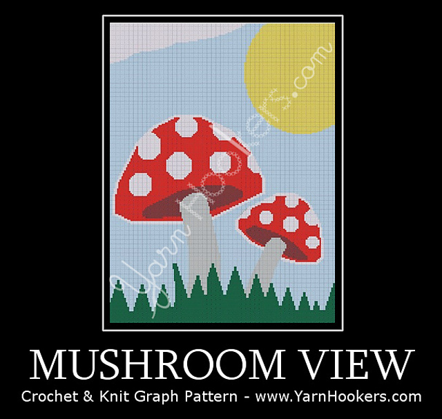Ravelry: Mushroom View Chart pattern by YARNHOOKERS.COM