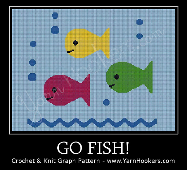 Ravelry: Go Fish! Chart pattern by YARNHOOKERS.COM