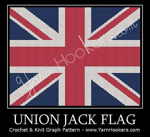 Ravelry: Union Jack Chart pattern by YARNHOOKERS.COM