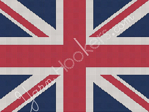 Ravelry: Union Jack Chart pattern by YARNHOOKERS.COM