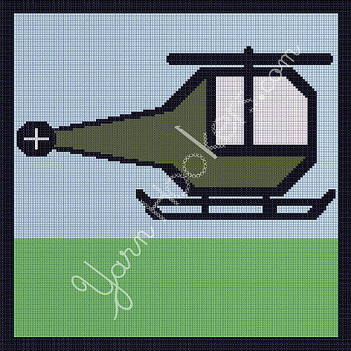 Ravelry: Double Cab Helicopter Chart pattern by YARNHOOKERS.COM
