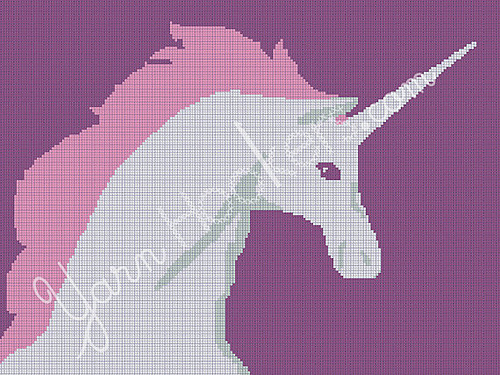 Ravelry: Mythical Unicorn Chart pattern by YARNHOOKERS.COM