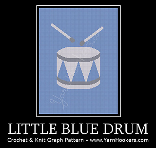 Ravelry: Little Blue Drum pattern by YARNHOOKERS.COM