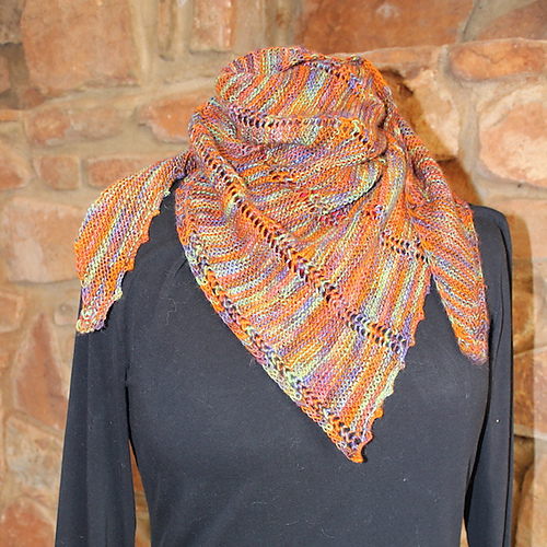 Ravelry: Jacob's Ladder Shawl pattern by Hilda Steyn