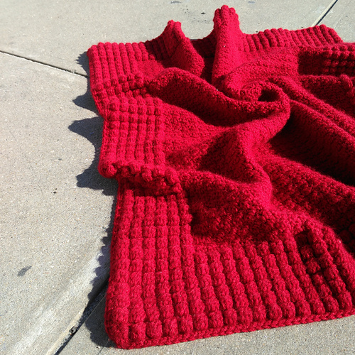 Ravelry: Le Ciel Bleu Blanket pattern by Chantal Barnett