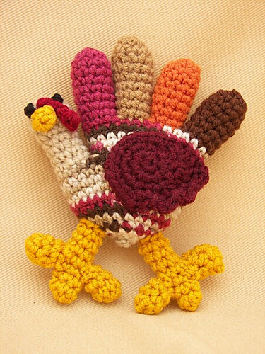 Ravelry: Hand Turkey Trio pattern by Deb D'Zio