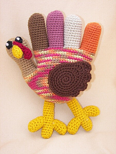 Ravelry: Hand Turkey Trio pattern by Deb D'Zio