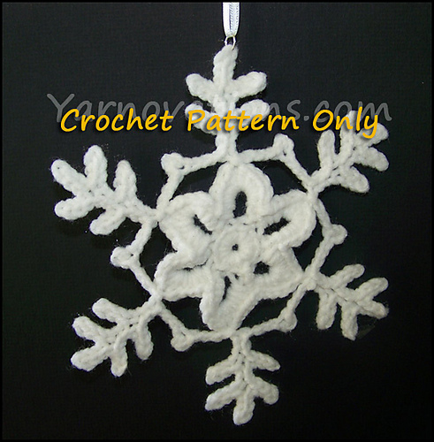 Ravelry: Snowflake Ornaments pattern by Yarn Twins