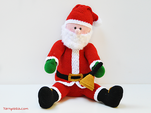 Ravelry: Crocheted Santa pattern by Yarnplaza.com