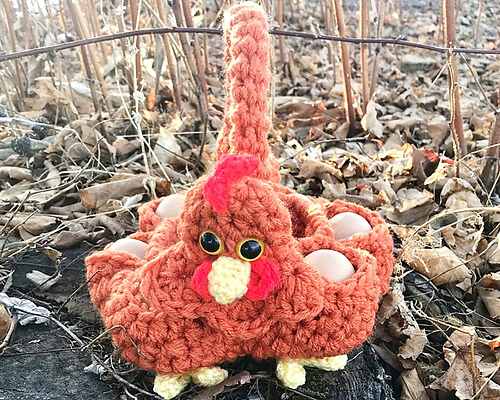 Ravelry: Chicken Egg Collecting Basket pattern by Charlotte Whaley
