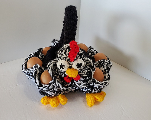 Ravelry: Chicken Egg Collecting Basket pattern by Charlotte Whaley
