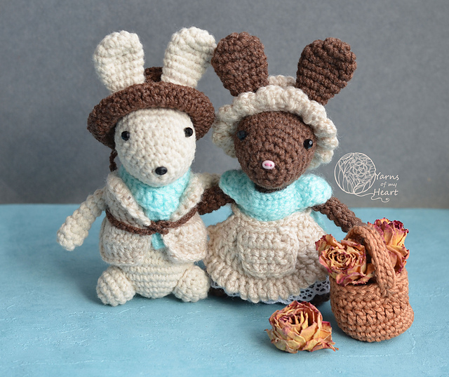 Ravelry: Rabbit Crochet Pattern - Mr.&Mrs.Bunny pattern by Yarns of my ...