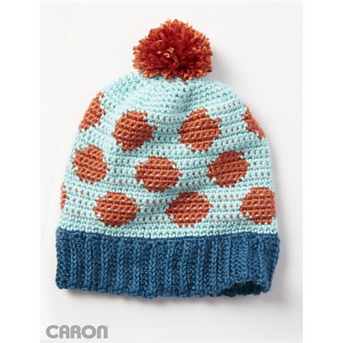 Ravelry: Going Dotty Hat pattern by Yarnspirations Design Studio