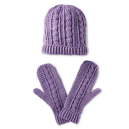 Ravelry: Crochet Cables Hat pattern by Yarnspirations Design Studio
