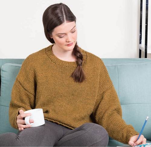 Ravelry: Easy Sweater pattern by Yarnspirations Design Studio