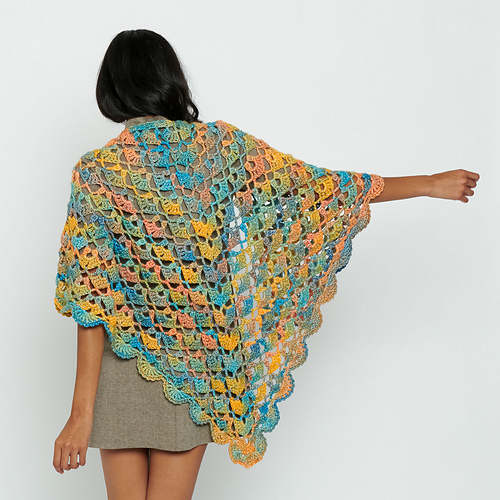 Ravelry: Shells and Clusters Shawl pattern by Yarnspirations Design Studio