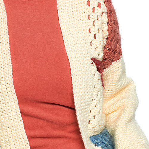 Ravelry: Split Granny Square Open Front Cardigan pattern by Red Heart ...