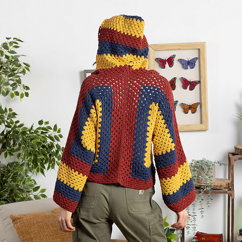 Ravelry: Hexi Hoodie Pullover pattern by Yarnspirations Design Studio