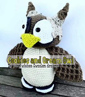 Ravelry: Cookies and Cream Owl pattern by Megan Blevins