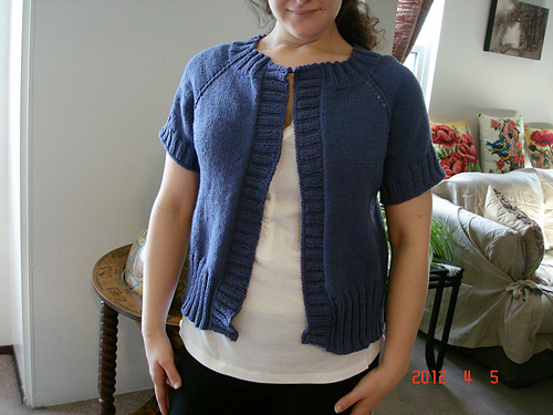 Ravelry: Simple Raglan Cardi pattern by Lion Brand Yarn