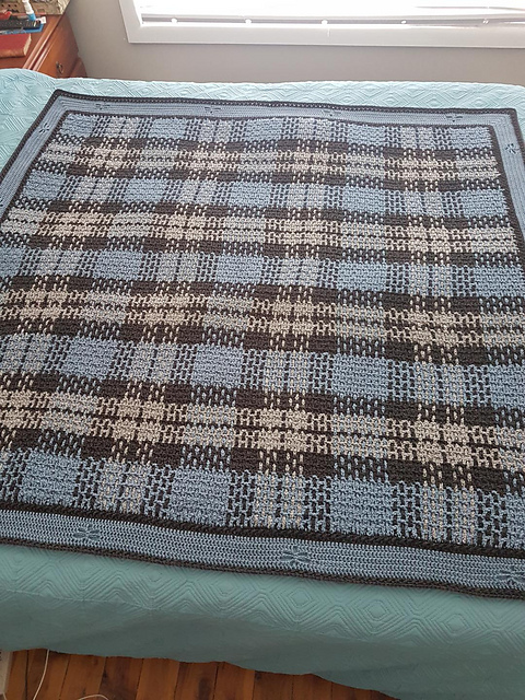 Ravelry: Easy-to-Crochet Tartan Rug pattern by Mrs. Cecille Morgan