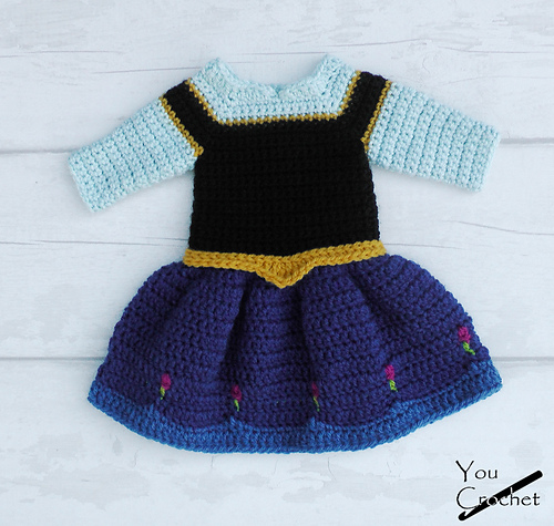 Ravelry: Princess Anna Dress Set Frozen pattern by Jeanine Andrea