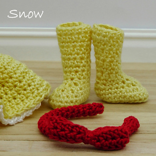 Ravelry: Imda 1.7 BJD Doll Princess Snow White Dress Set pattern by ...