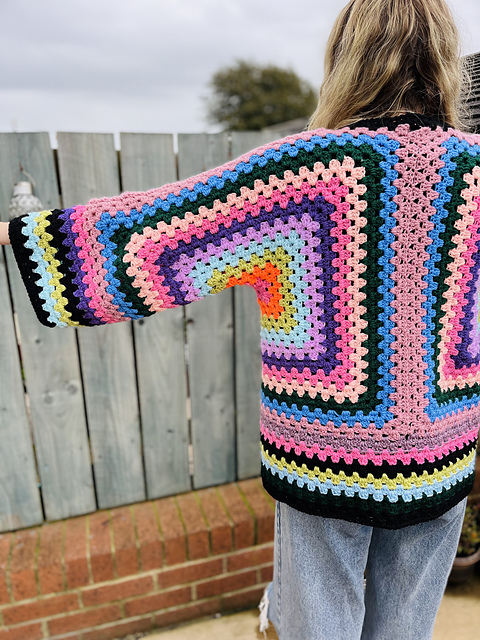 Ravelry: Hexagon Cardigan pattern by Joanne Johncey