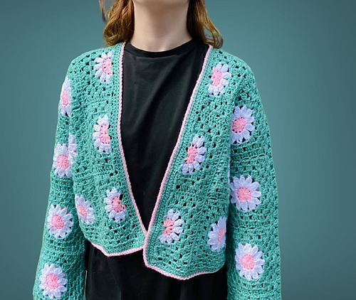 Ravelry: Daisy Cardigan pattern by Joanne Johncey