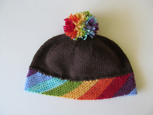Ravelry: Fiona's Rainbow Beanie pattern by Knits