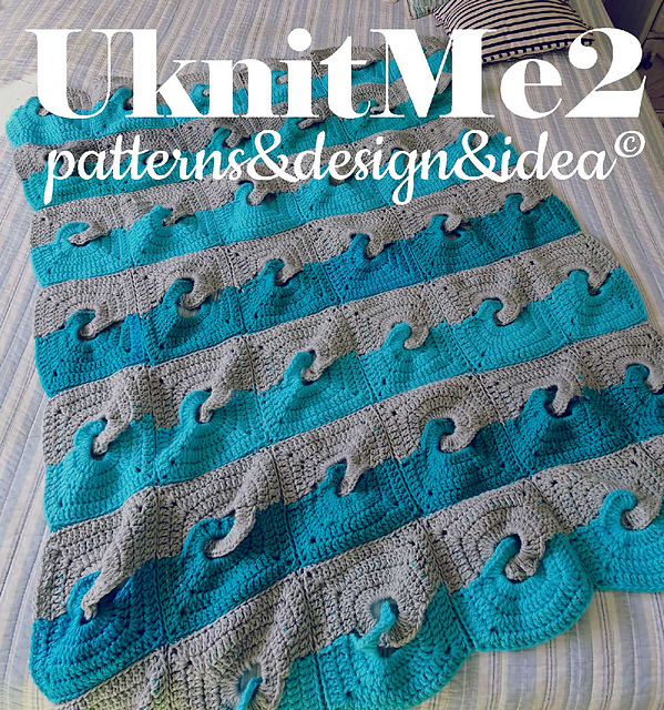Ravelry: Blanket Granny Waves pattern by U Knit Me 2