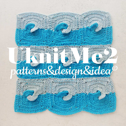 Ravelry: Blanket Granny Waves pattern by U Knit Me 2