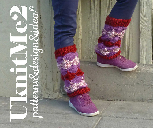 Ravelry: Boot cuff Leg warmers pattern by U Knit Me 2
