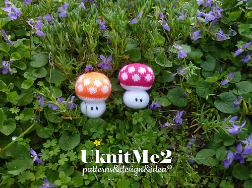 Ravelry: Mushroom Amigurumi Toadstool pattern by U Knit Me 2