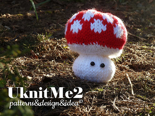 Ravelry: Mushroom Amigurumi Toadstool pattern by U Knit Me 2