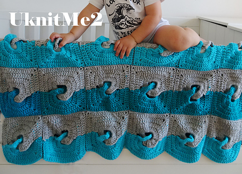 Ravelry: Blanket Granny Waves pattern by U Knit Me 2