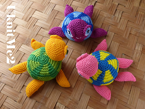 Ravelry: Sea Turtle Amigurumi pattern by U Knit Me 2