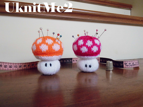 Ravelry: Toadstool Toy Amigurumi Mushroom pincushion pattern by U Knit Me 2