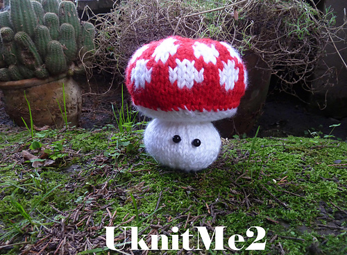 Ravelry: Toadstool Toy Amigurumi Mushroom pincushion pattern by U Knit Me 2